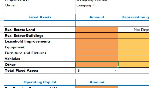 Financial Projections Spreadsheet | FreeTemplatesPro